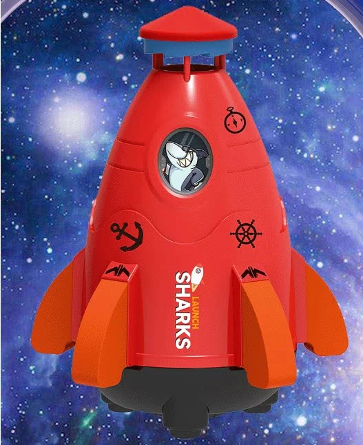 Kids Water Space Rocket Sprinkler Water Spray Spinner - Yeedza.com