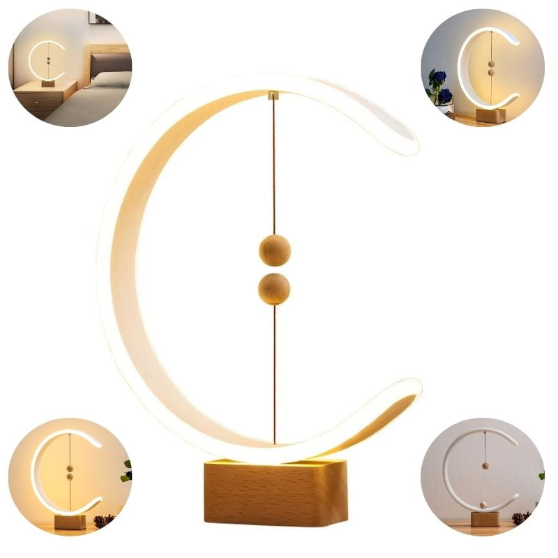 Creative Magnetic C Shape Balance Lamp - Yeedza.com